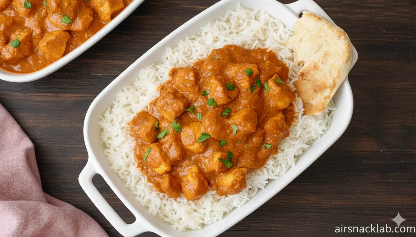 Air Fried Butter Chicken – Crispy, Creamy & Light